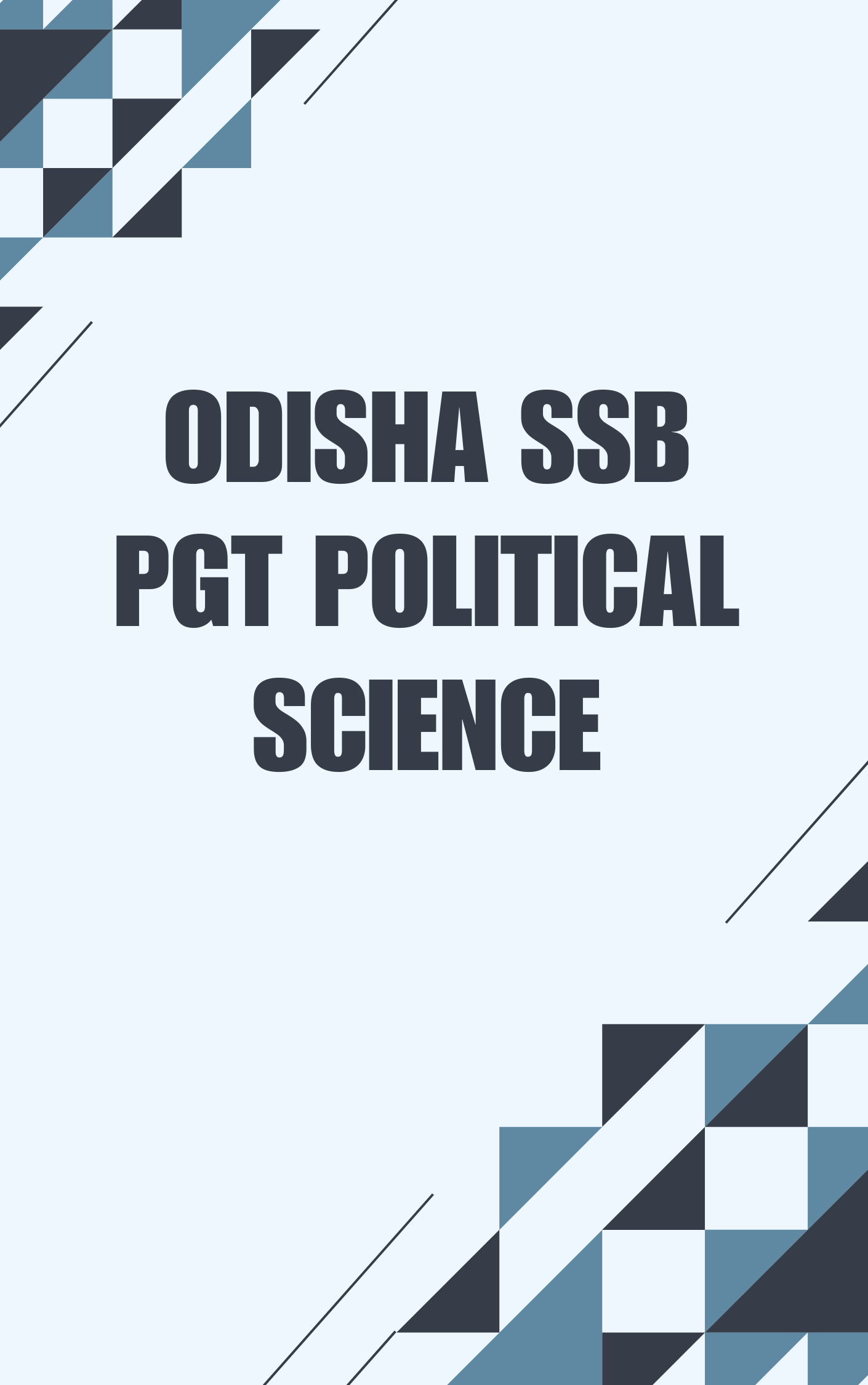 Odisha SSB PGT English MCQ