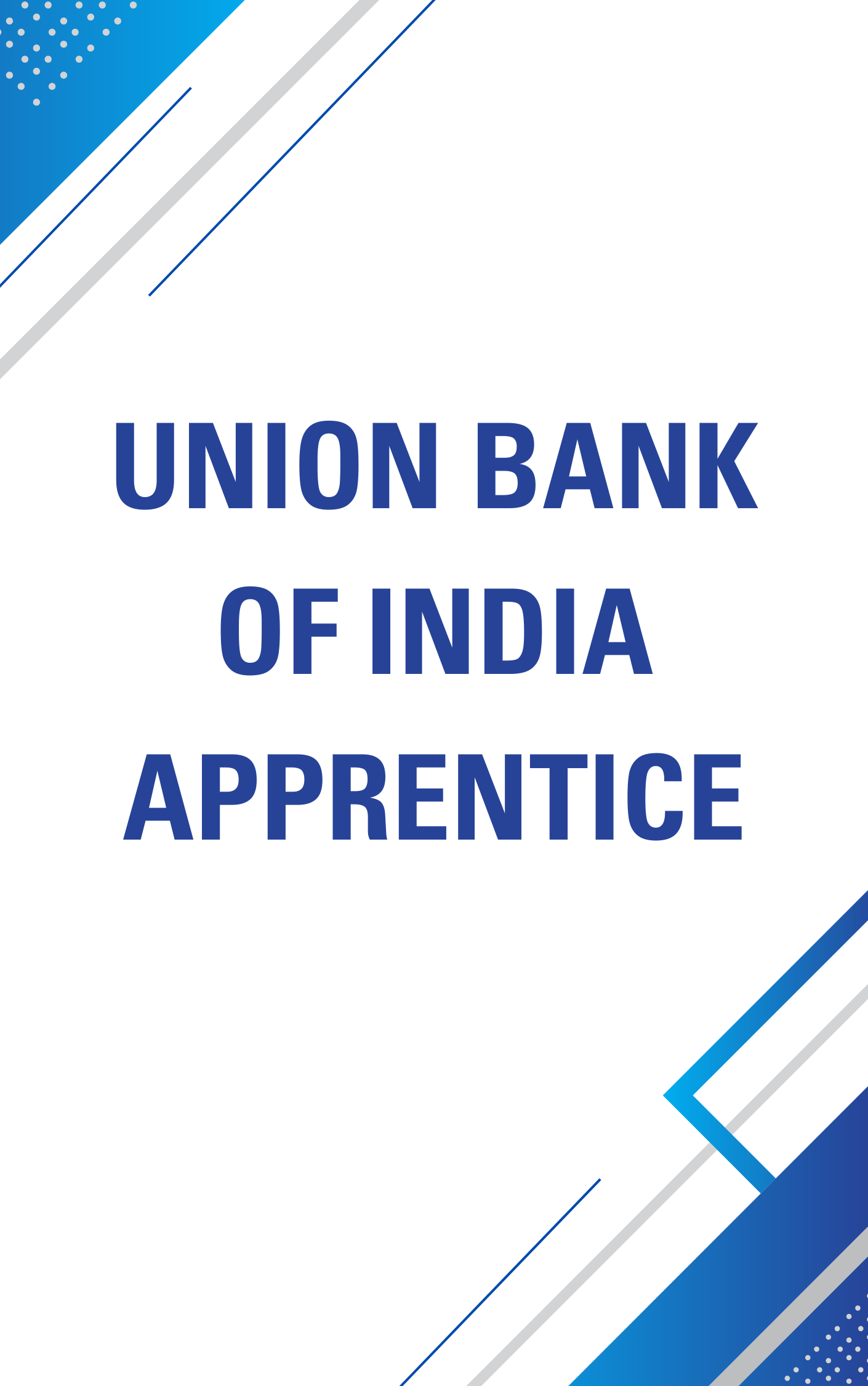 Union Bank of India Apprentice Test Series