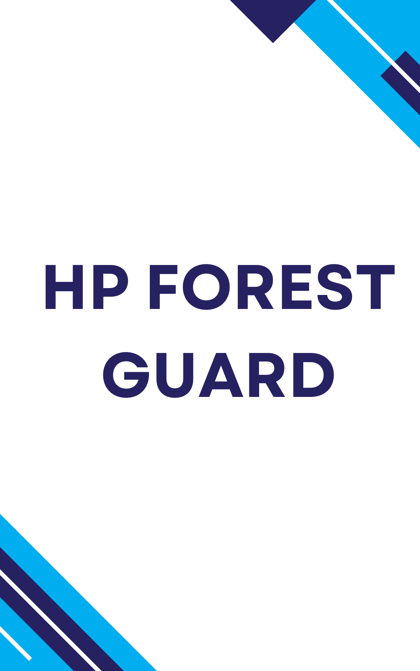 HP Forest Guard Important MCQ