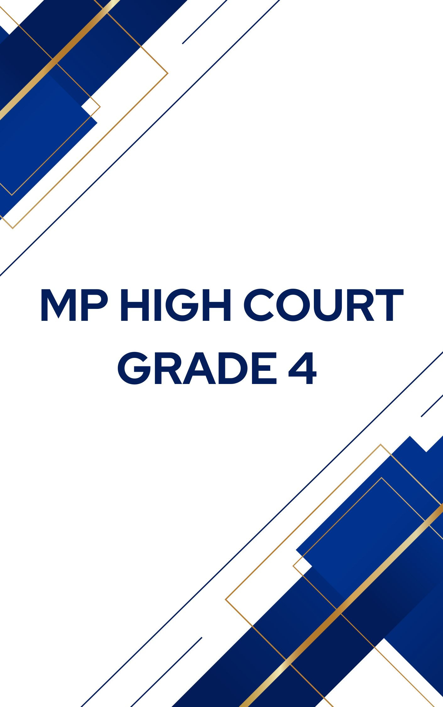 MP High Court Grade 4 Practice Set